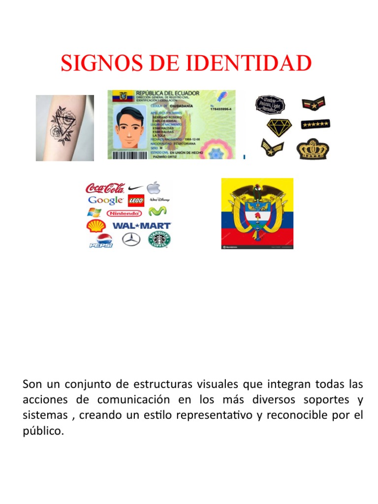 Presentación Signos de Identidad | PDF