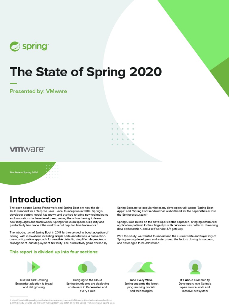 The State of Spring 2020 | PDF | Cloud Computing | Web Application