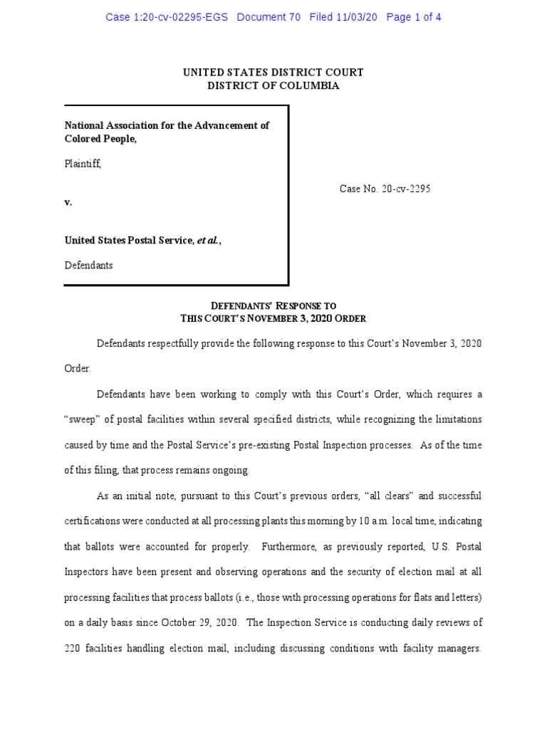 USPS Status Report | PDF | United States Postal Service | Government