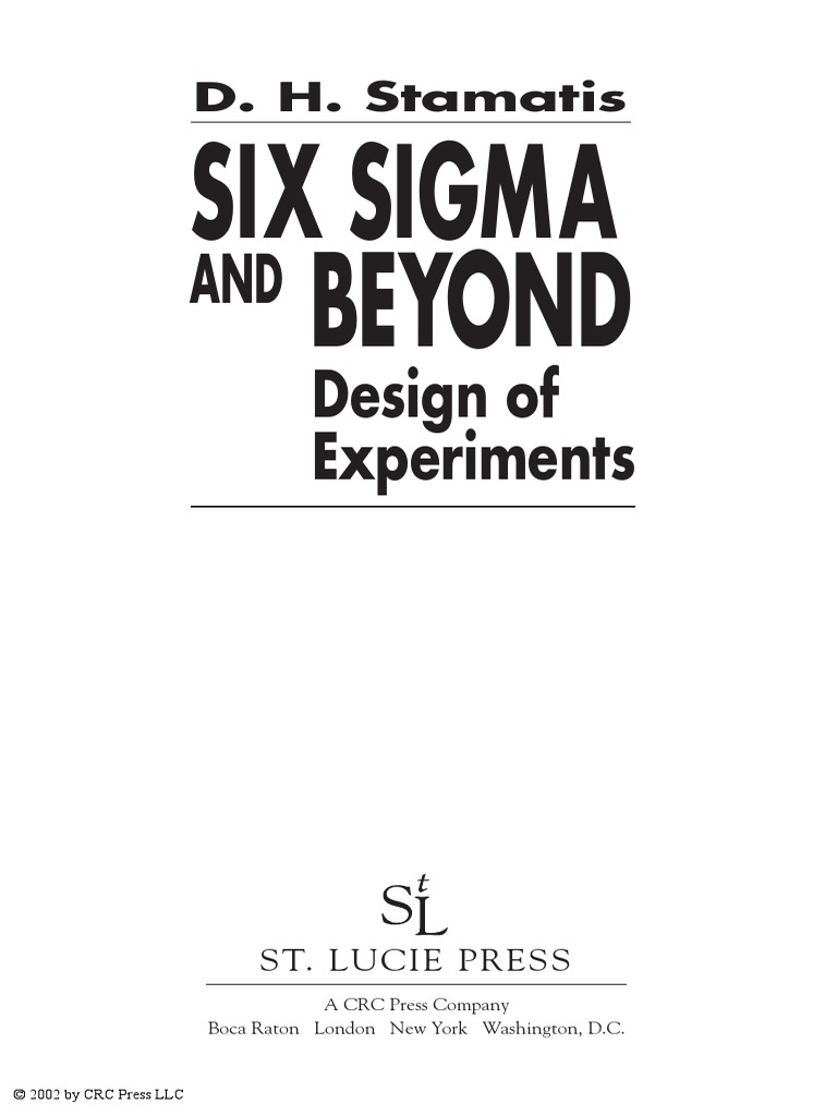 Six Sigma DOE PDF | PDF | Analysis Of Variance | Statistical Hypothesis ...