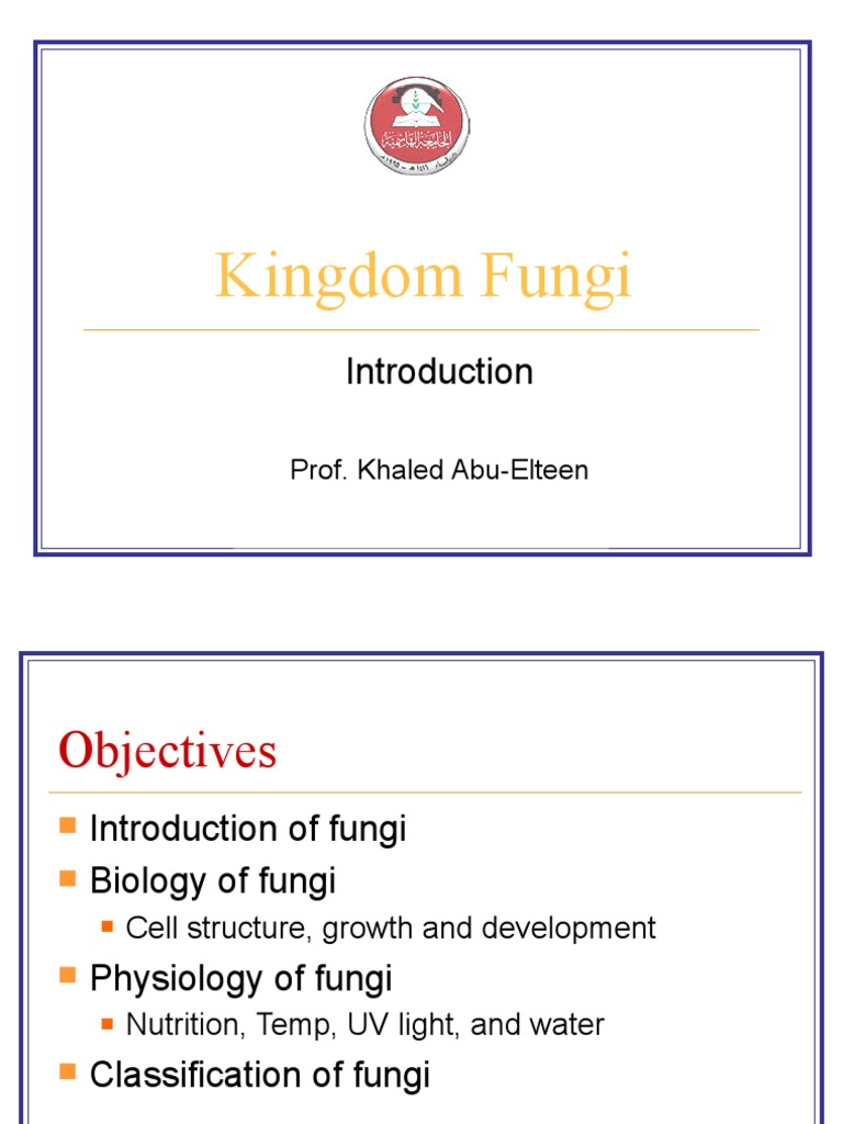 Lecture 1-Introduction | PDF | Fungus | Metabolism