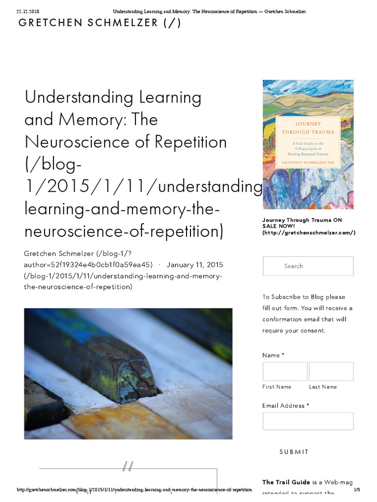 Understanding Learning and Memory - The Neuroscience of Repetition ...