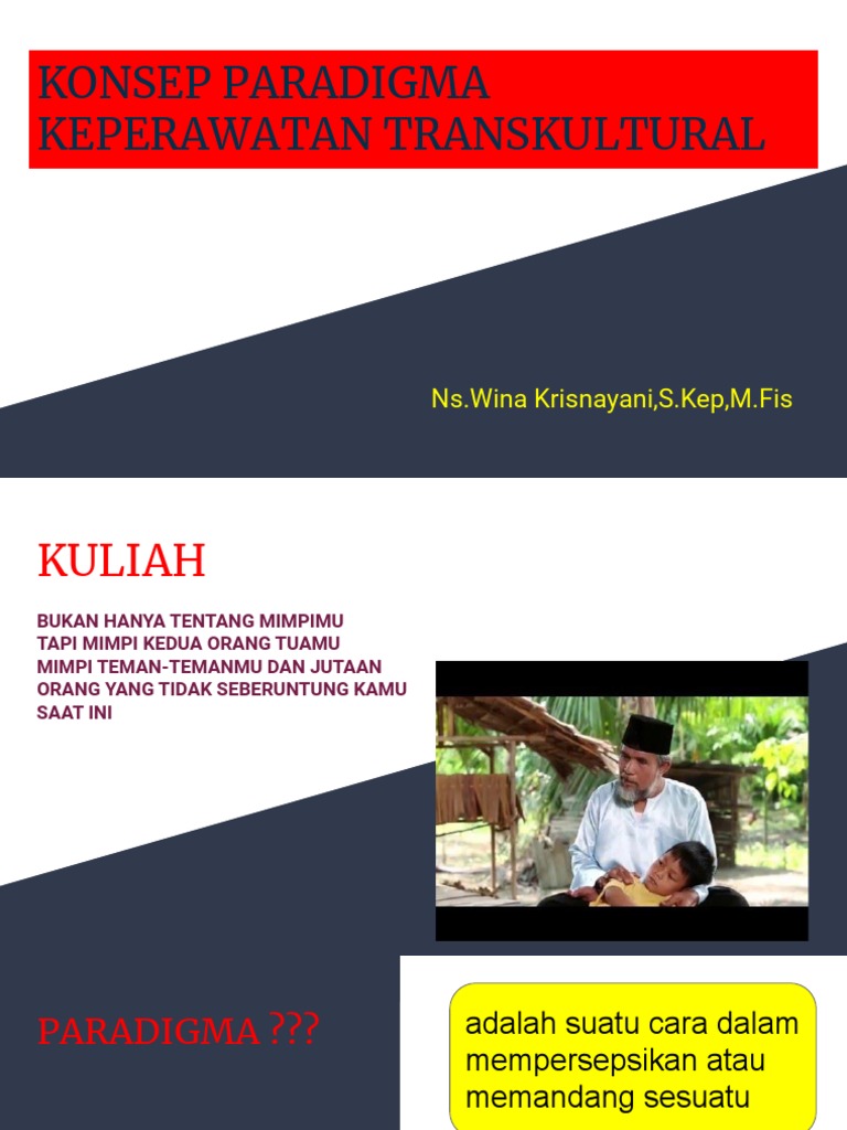 Konsep Paradigma Keperawatan Transkultural | PDF