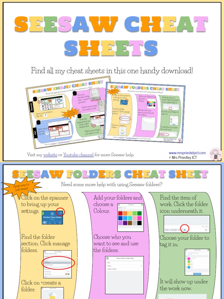 Complete Seesaw Cheat Sheets | PDF