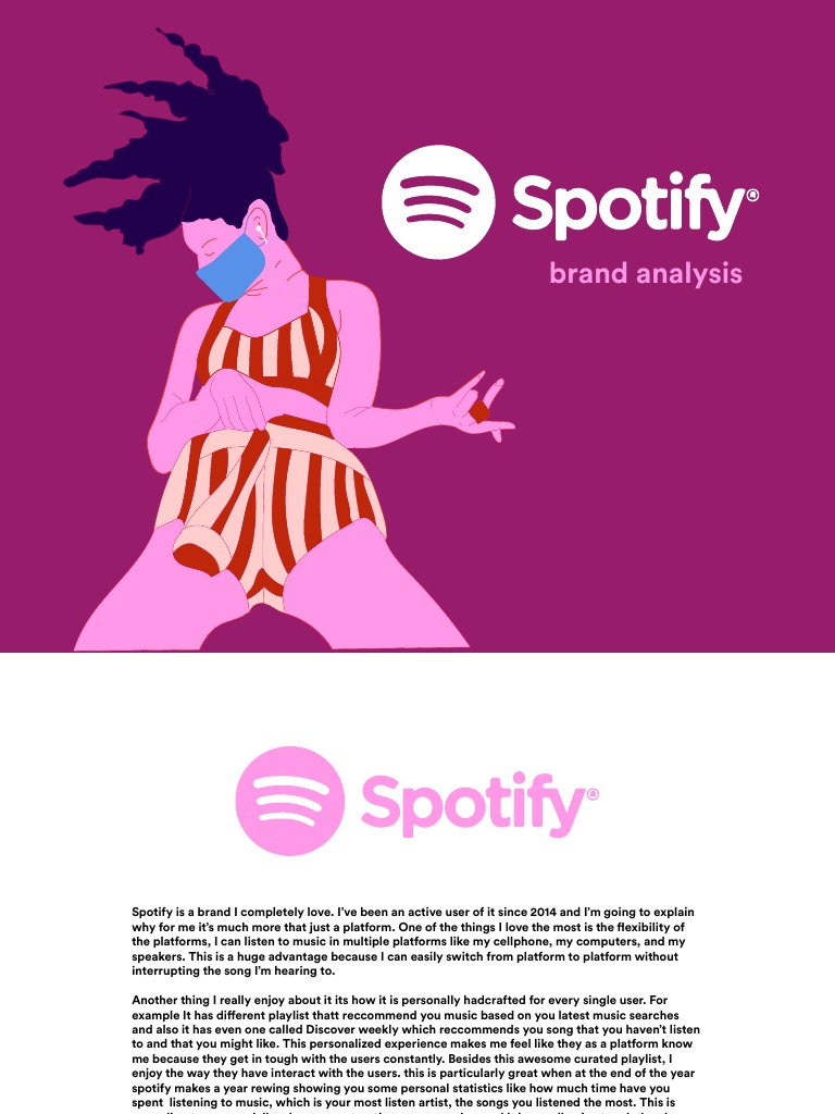 Spotify Brand Analysis | PDF | Spotify | Brand