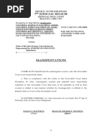 Sample Motion For Postponement | PDF | Lawsuit | Legal Procedure