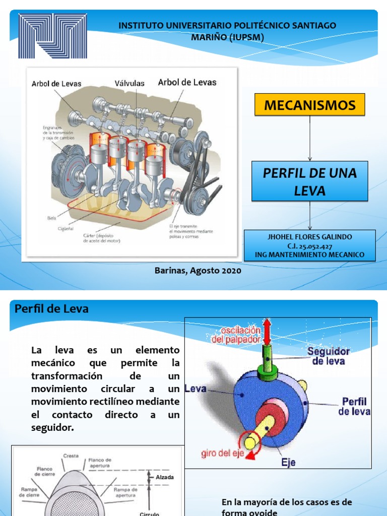 Clasificación y Diseño de Levas | PDF | Circulo | Curva