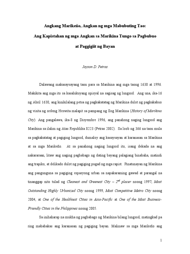 Jayson Petras | PDF