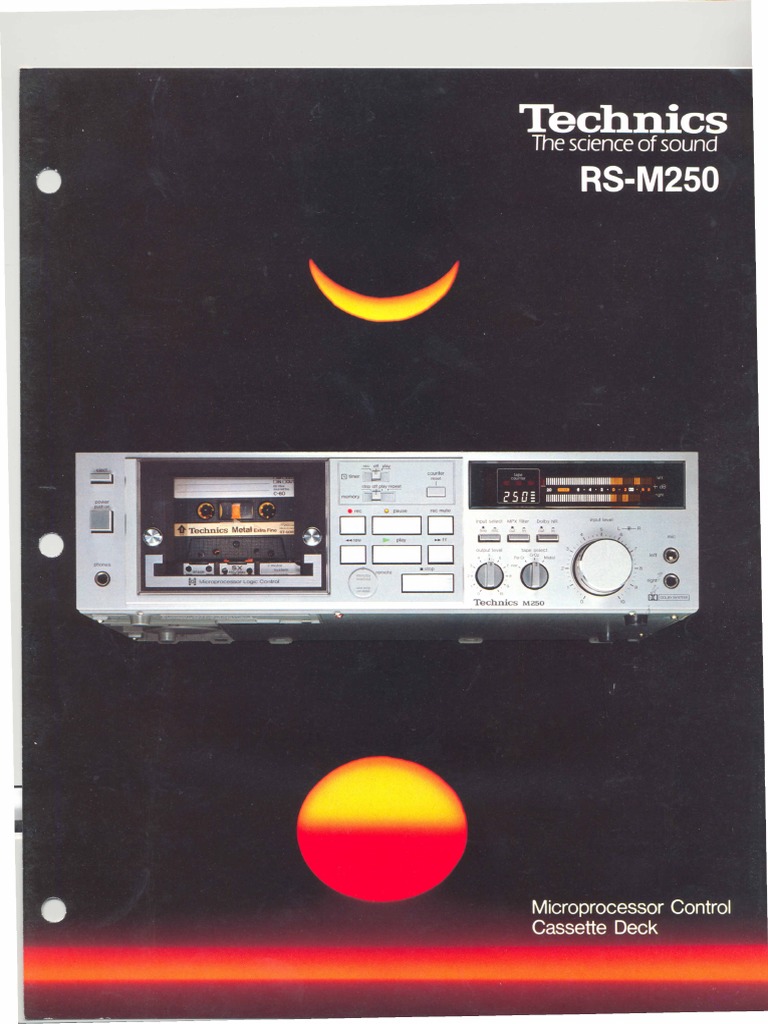 Panasonic Technics RS-M250 Deck Brochure | PDF