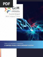GeM Handbook | PDF | Procurement | Audit