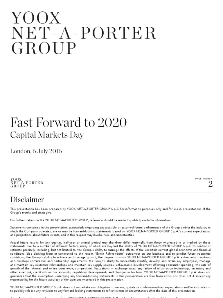 YNAP | PDF | Mobile App | Free Cash Flow