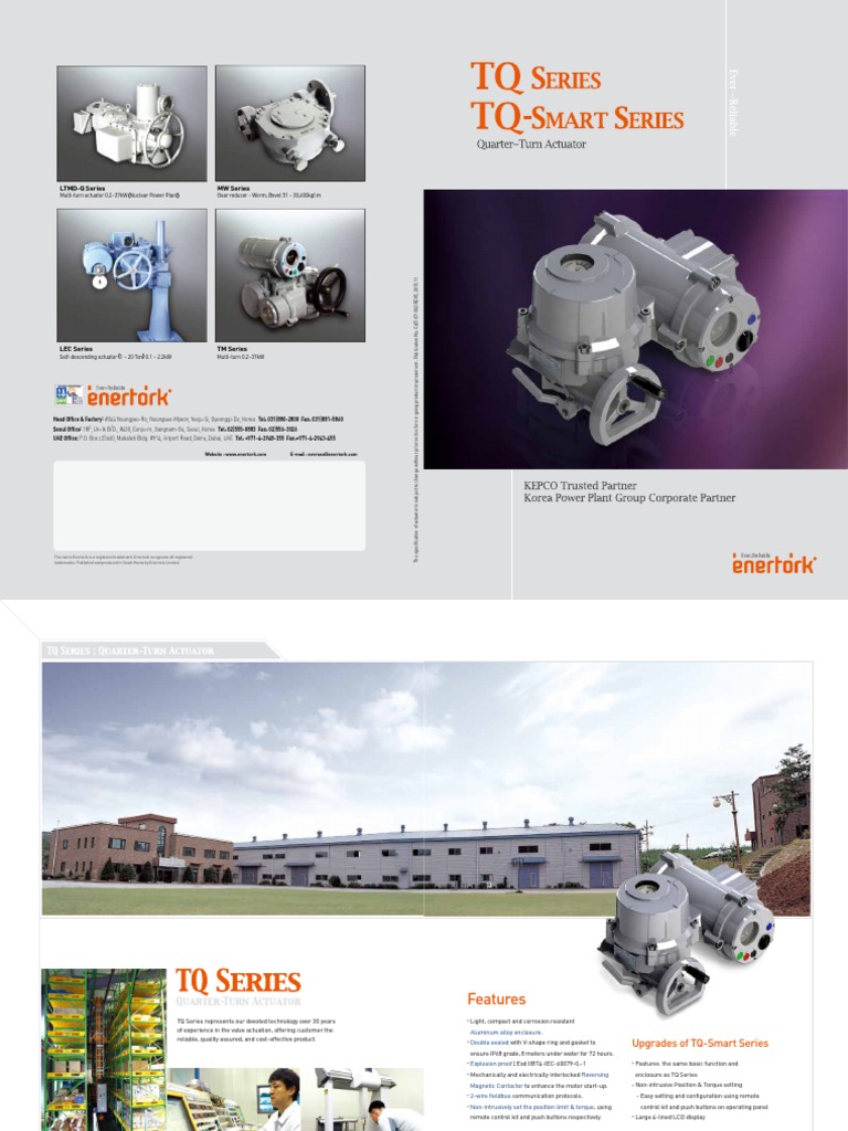 LTMD-Q Series MW Series: Multi-Turn Actuator 0.2 37kW Nuclear Power ...