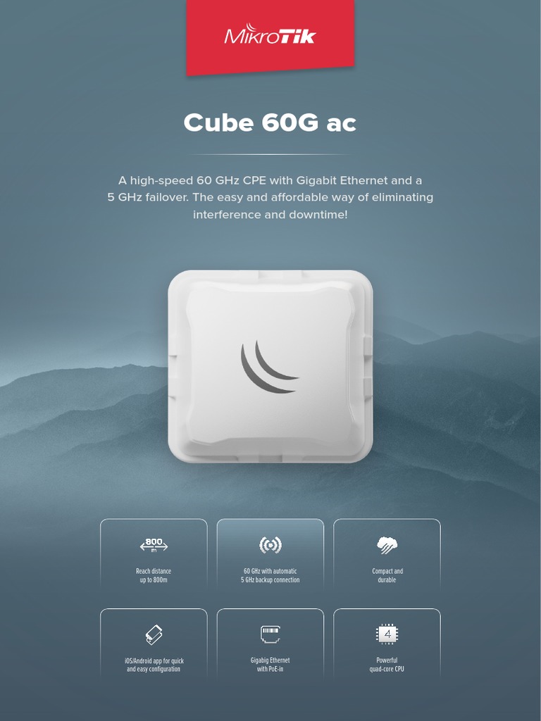 Cube 60G Ac | PDF | Ieee 802.11 | Electronics