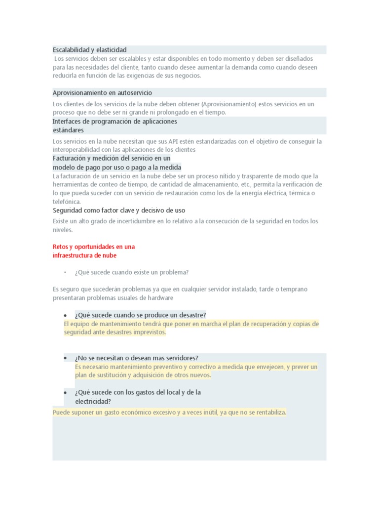 Escalabilidad y Elasticidad | PDF | Computación en la nube | Informática