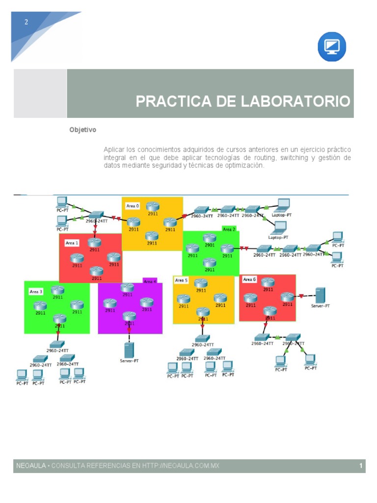 01 Ejercicio Practico Simulado | PDF | Dirección IP | Enrutador (Computación)