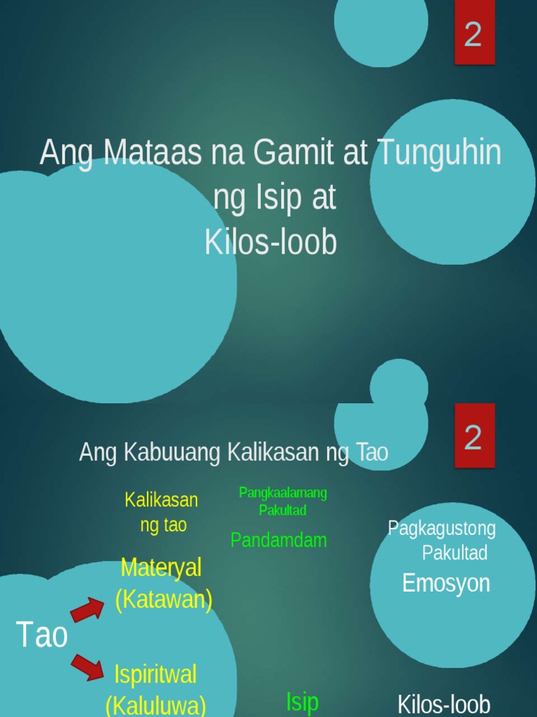 A. Isip at Kilos Loob | PDF
