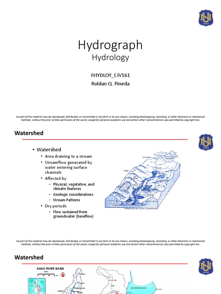 Hydrology Hydrograph | PDF | Stream | Drainage Basin