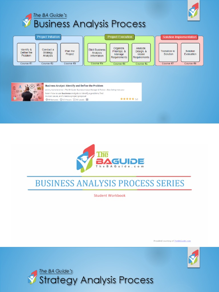 Business Analysis Process: The BA Guide's | PDF | Software Development ...