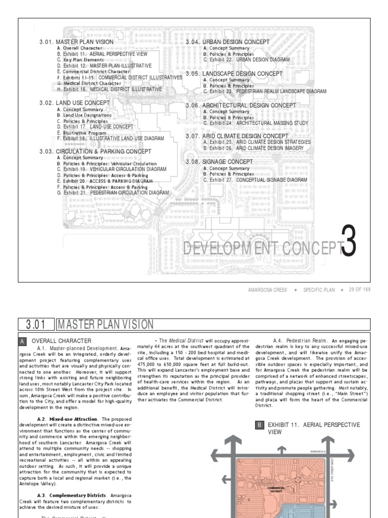 Development Concept: 3.01. Master Plan Vision 3.04. Urban Design ...