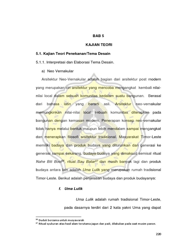 Rumah Adat Timor Leste | PDF