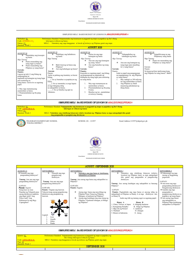 Simplified MELC Based BoL AP 4 | PDF