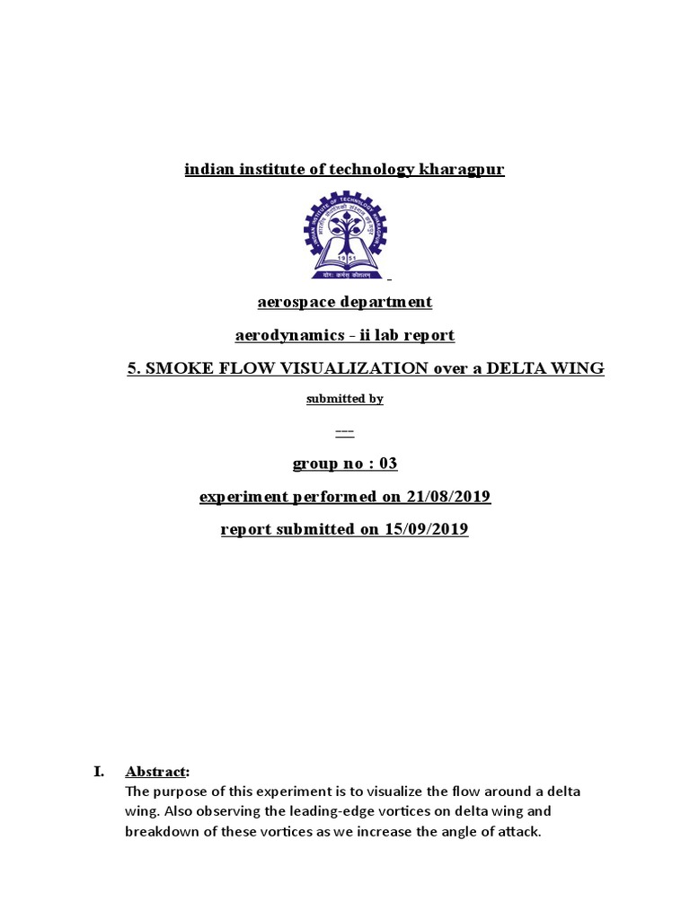 Delta Wing Smoke Flow Visualization | PDF | Vortices | Classical Mechanics