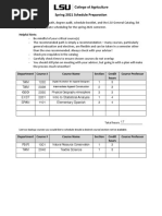 UOB Course Schedule | PDF