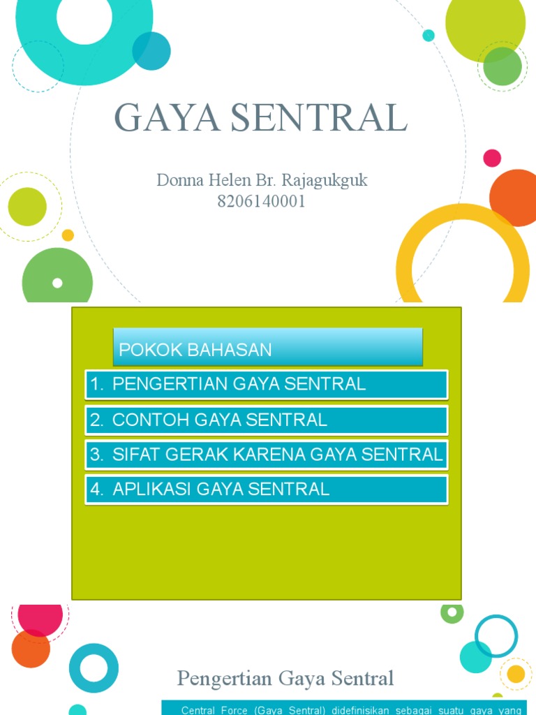 Gaya Sentral | PDF