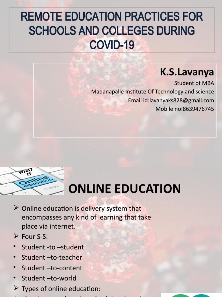 Remote Learning Strategies COVID-19 | PDF | Educational Technology ...