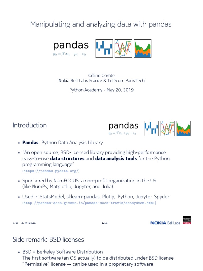 Manipulating and Analyzing Data With Pandas | PDF | Array Data ... Manipulating and Analyzing Data With Pandas | PDF | Array Data ...
