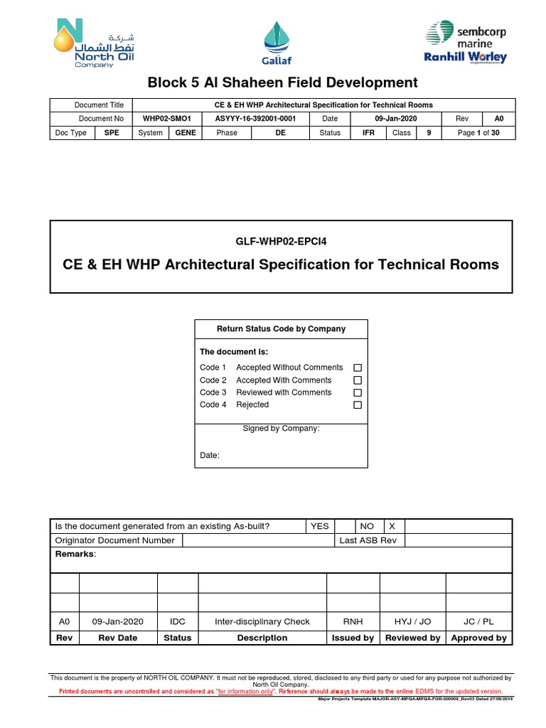 Block 5 Al Shaheen Field Development: GLF-WHP02-EPCI4 | PDF | Air ...