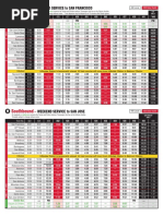 Weekday Train Schedule 10 7 24 | PDF | Albuquerque | Passenger Rail ...