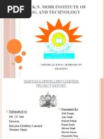 10KLPD Ethanol Plant Report | PDF | Ethanol