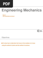 Module 7 - Method of Members | PDF | Truss | Force