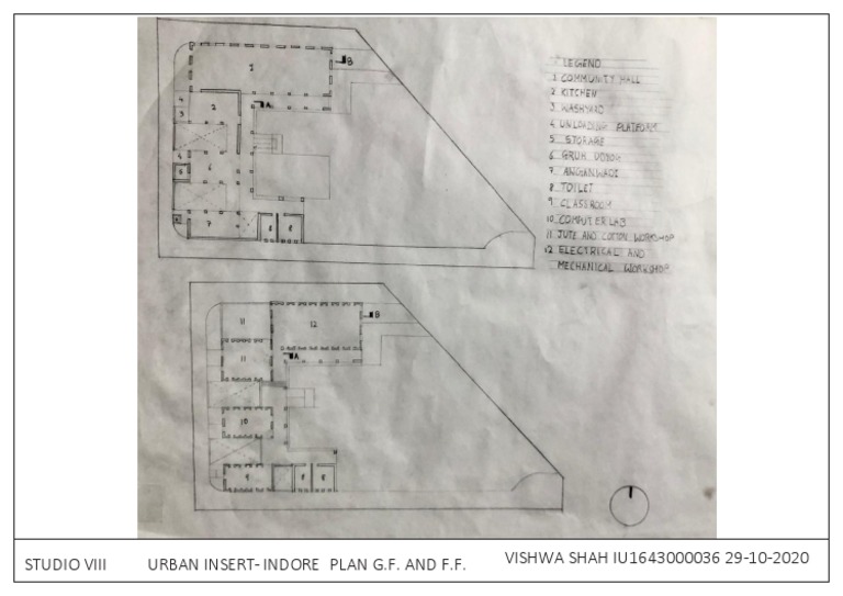 Studio Viii Urban Insert-Indore Plan G.F. and F.F. VISHWA SHAH ...