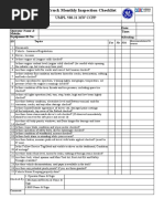 Tanker Inspection Checklist | PDF | Oil Tanker | Semi Trailer Truck