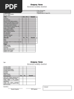 Tool Box Checklist | PDF | Technology & Engineering
