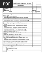 Tanker Inspection Checklist | PDF | Oil Tanker | Semi Trailer Truck