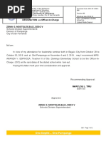 DESIGNATION ORDER Template | PDF