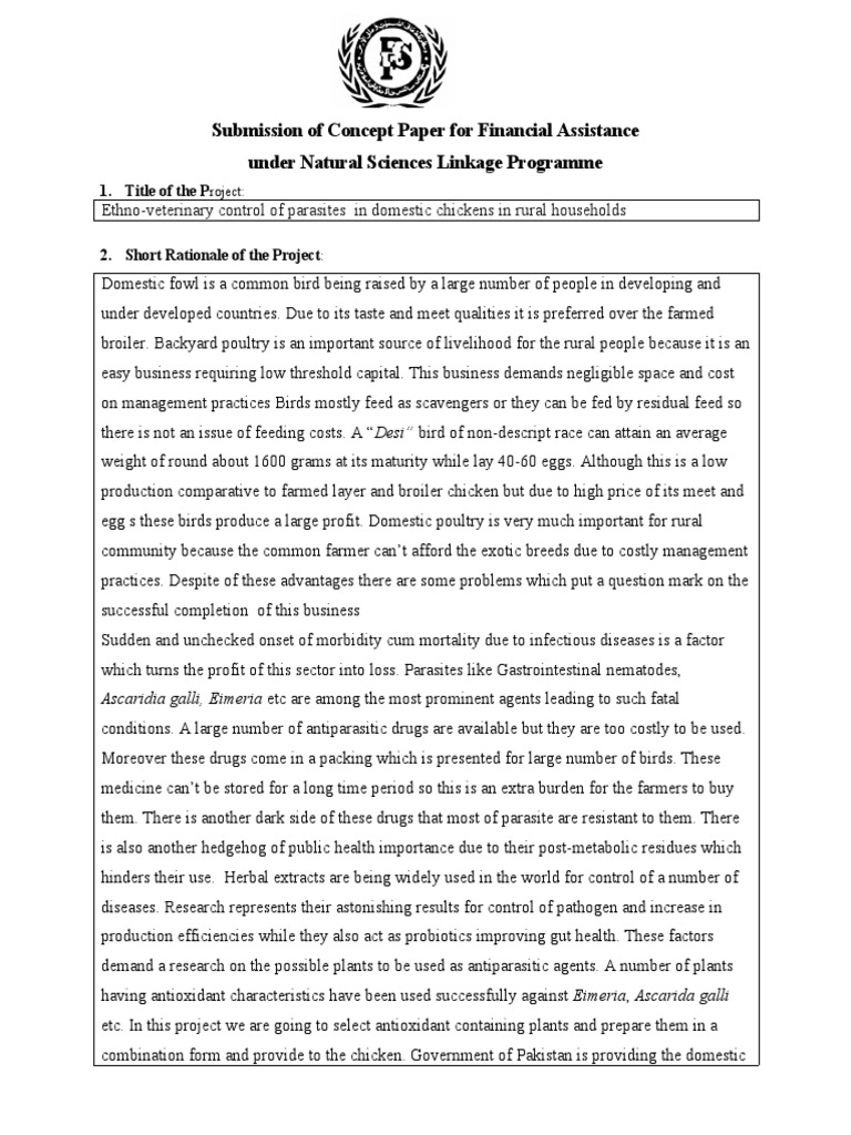 Concept-Paper-Nslp - Desi Chicken | PDF | Poultry | Chicken
