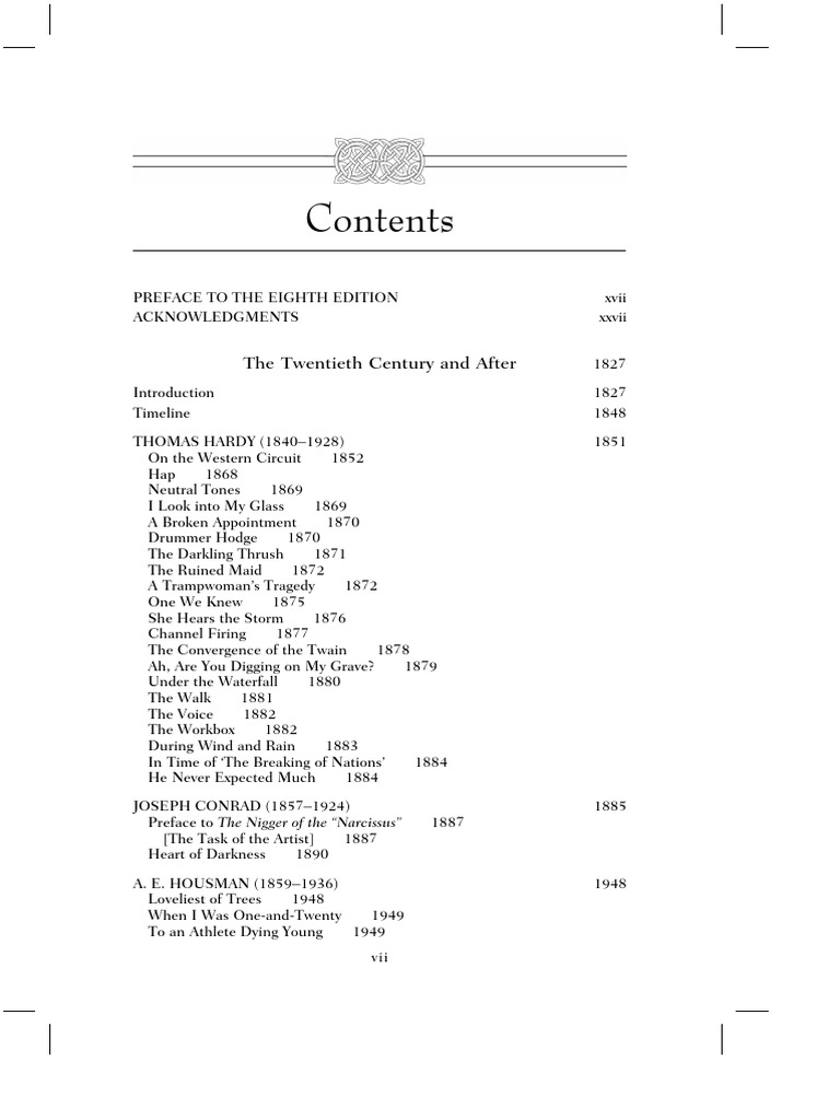 The Twentieth Century and After | PDF | British Literature | Poetry