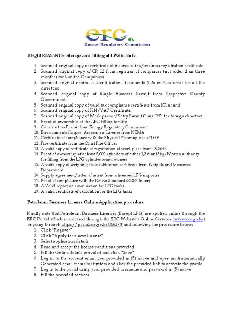 LPG Retail License Application Guide | PDF | Identity Document | License