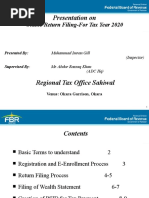 eReturn System User Guidelines | PDF | Password | Button (Computing)