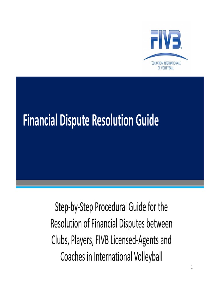 Financial Dispute Resolution Guide | PDF | Complaint | Tribunal