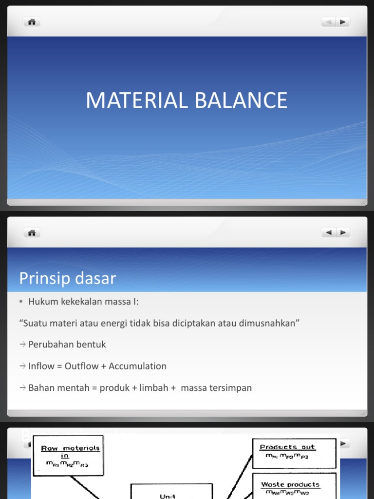 Material Balance | PDF