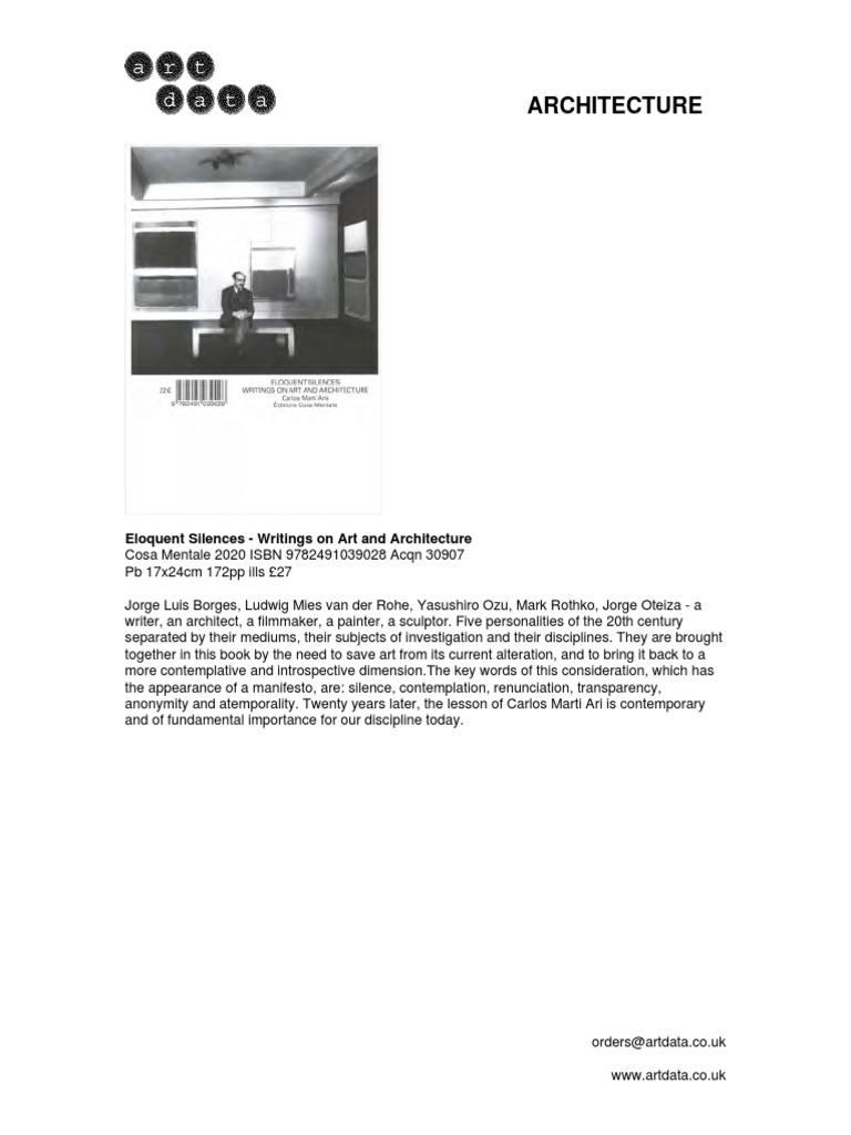 Architecture - October 2020 | PDF | Design | Art Media