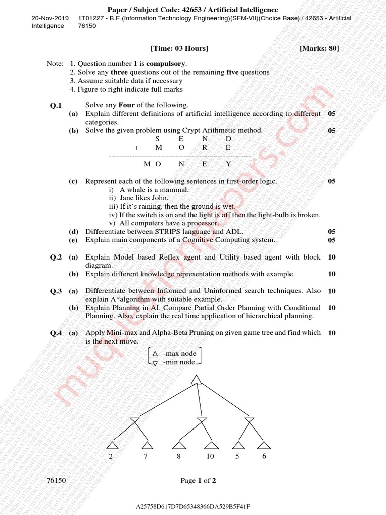 Be-It Sem7 Ai-Cbcgs Dec19 | PDF
