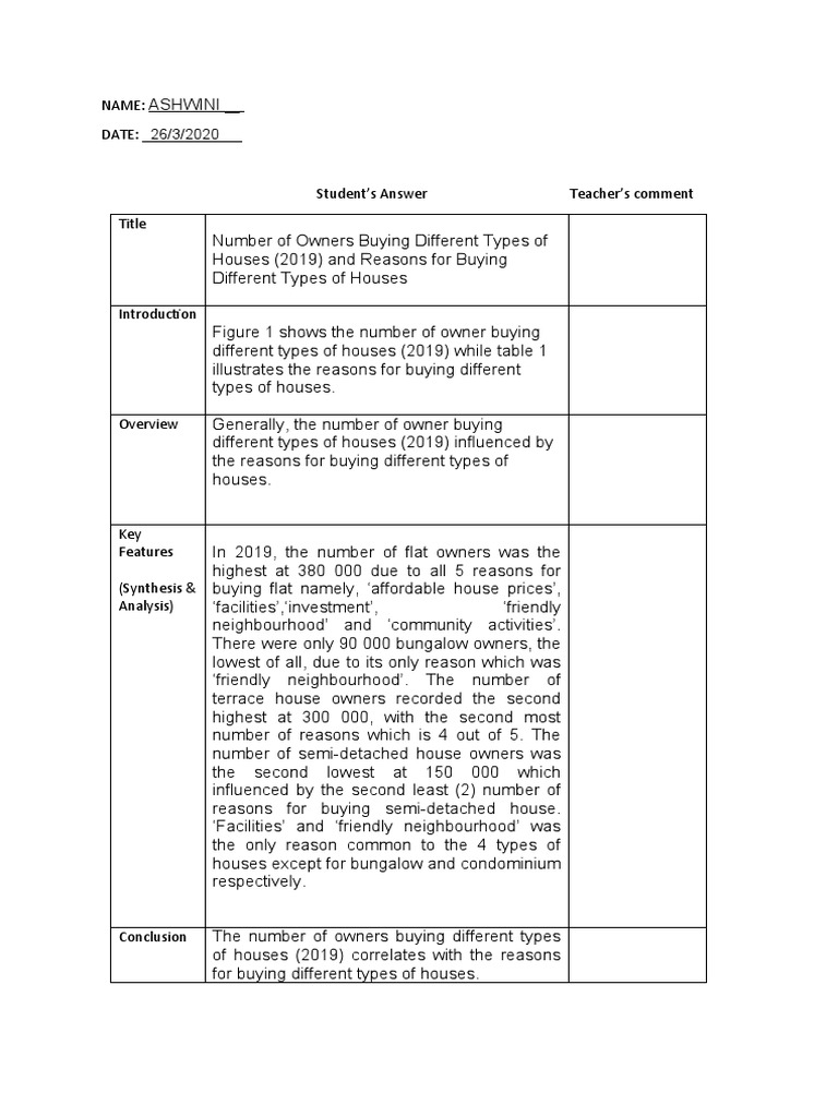 Muet-Report Writing 1 | PDF