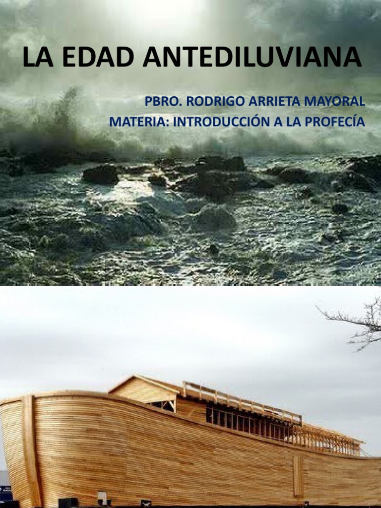 La Era Antediluviana y su Caída | PDF | Cristo (título) | Pecado