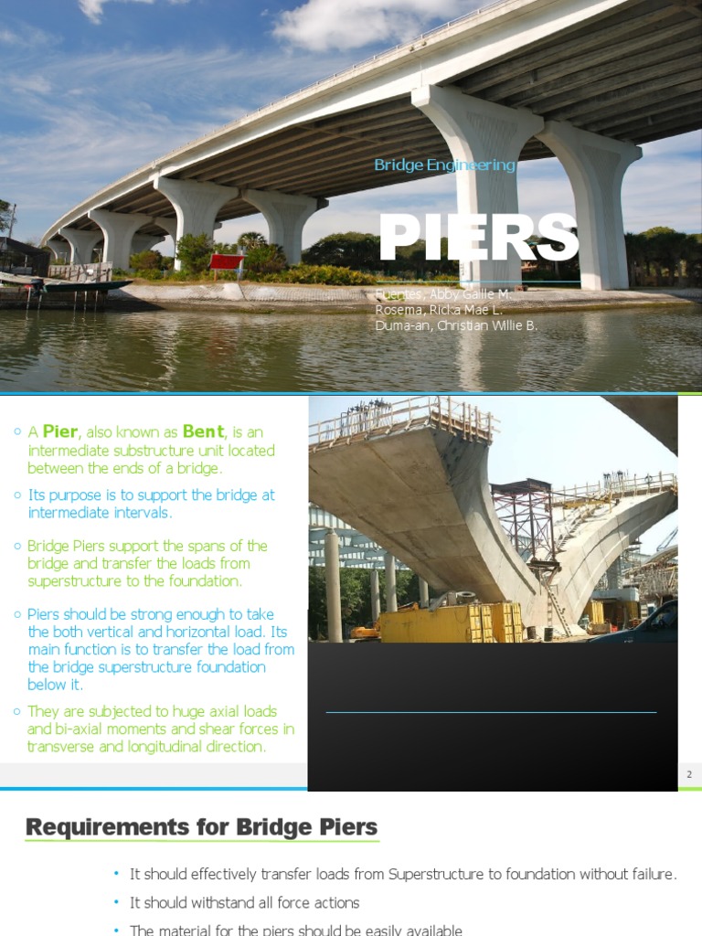 Piers: Bridge Engineering | PDF | Deep Foundation | Bridge